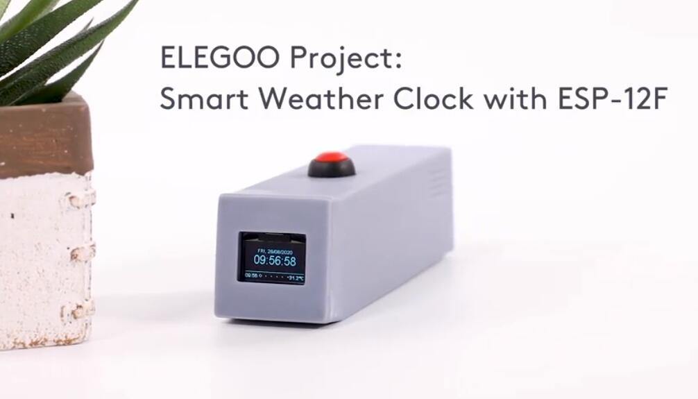 Tutorial: Smart Weather Clock with ESP 12F – ELEGOO JP